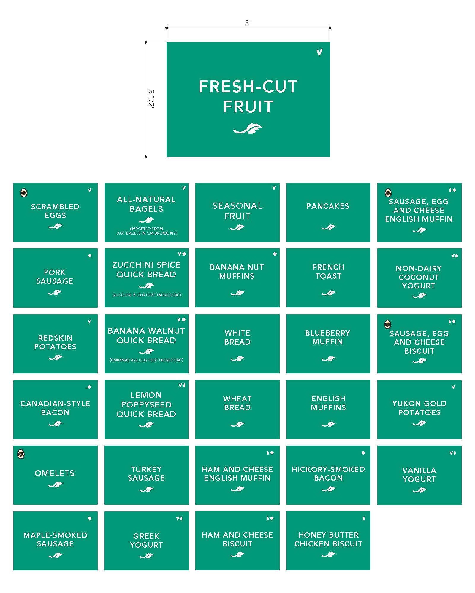 Product ID Tags (Set of 30) – Embassy Suites Signs